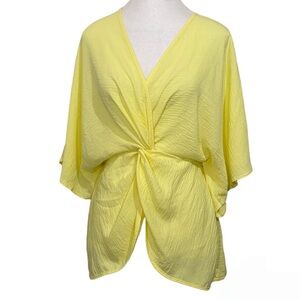 ASOS | Tops | Nwt Asos Twist Front Summer Short Sleeve Top Size 6 ...